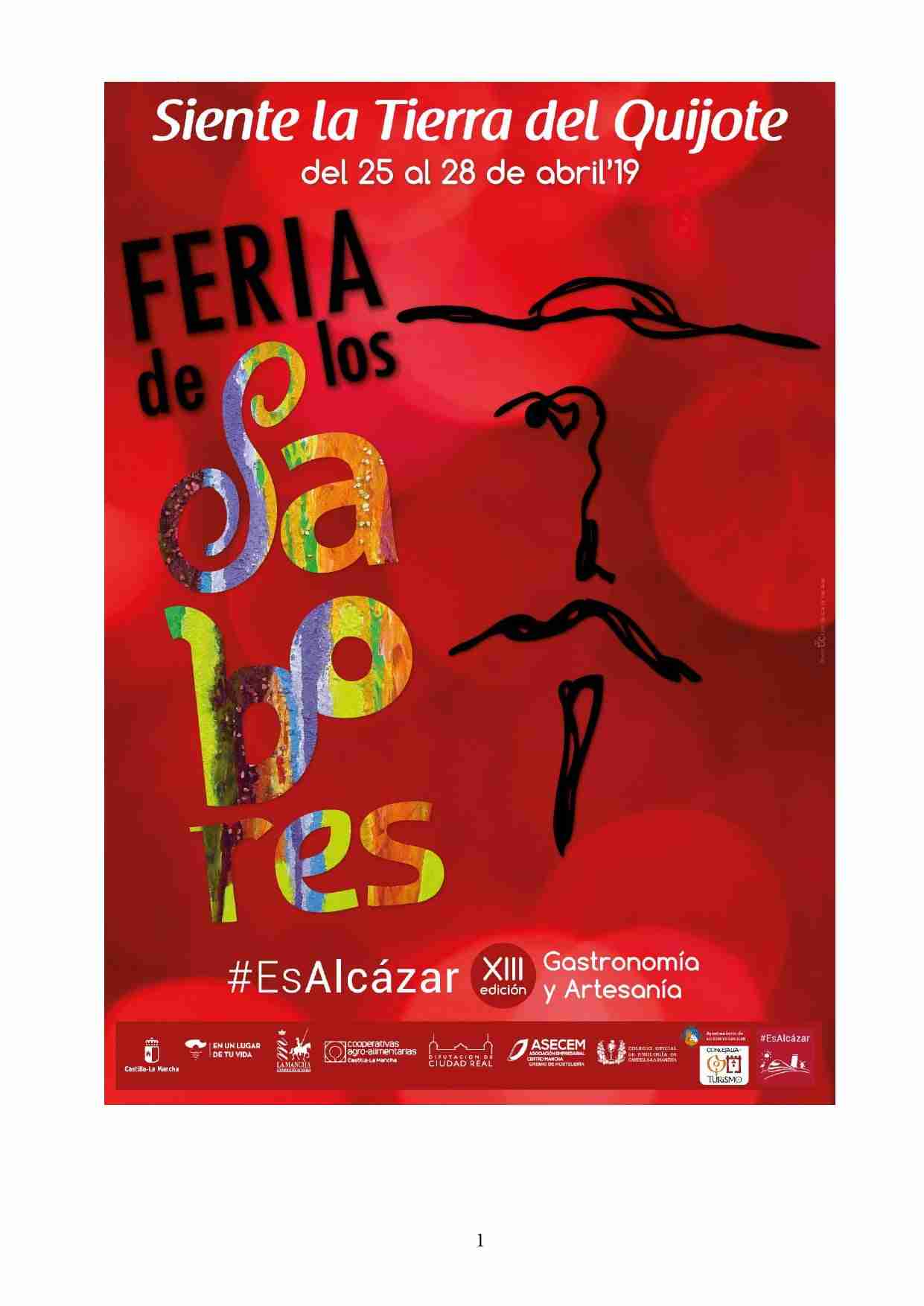 Presentada la programación de la Feria de los Sabores de la Tierra del Quijote